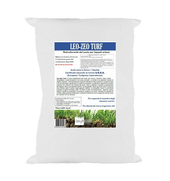 Leonardite e zeolite Leo-Zeo Turf 25 kg - Pierucci Agricoltura