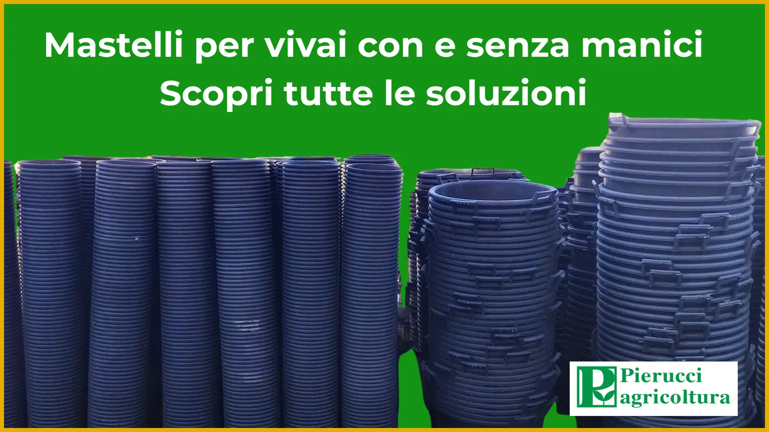 Mastelli in polietilene per vivai | Soluzioni professionali Pierucci ...